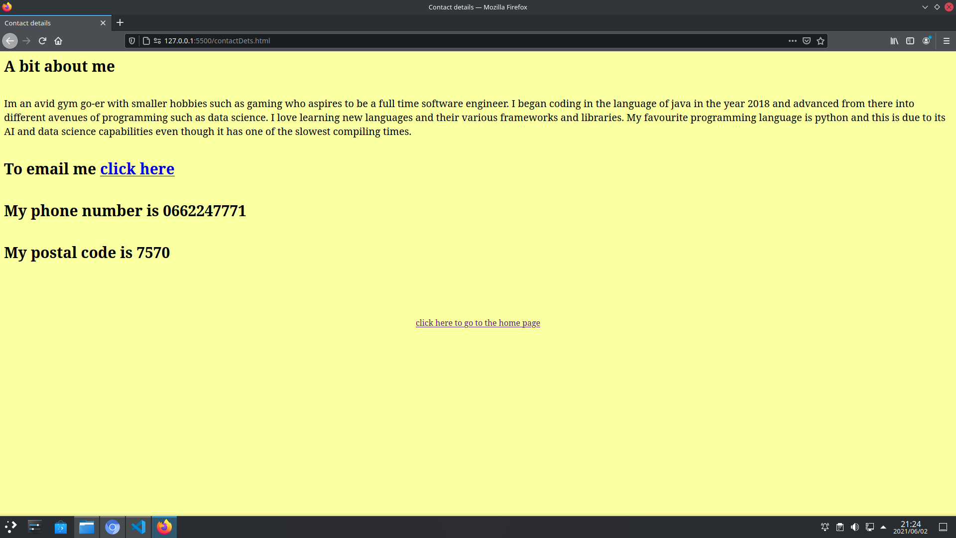 GitHub - claytonFlannery/WebdevBasicsCap