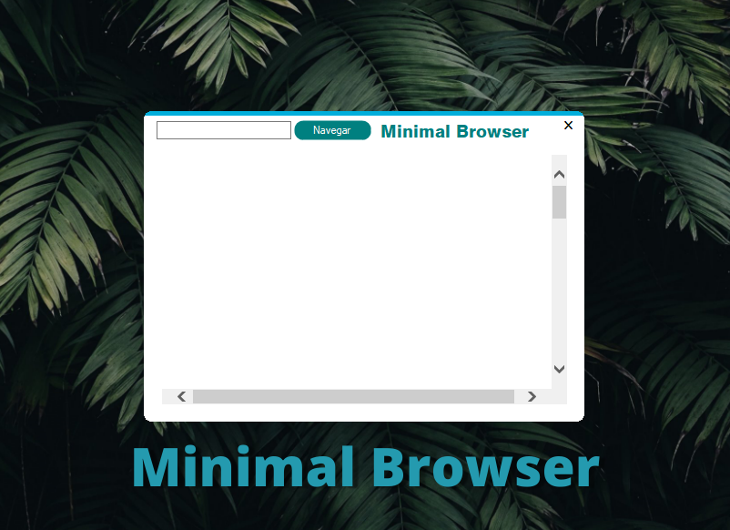 GitHub - lucasvitancourt/Minimal-Browser: Um Navegador Simples e leve para assistir vídeos ou ...