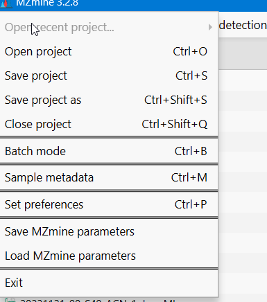 MetaboAnalyst Export and Metadata Parameters Bugs · Issue #1018 · mzmine/mzmine · GitHub