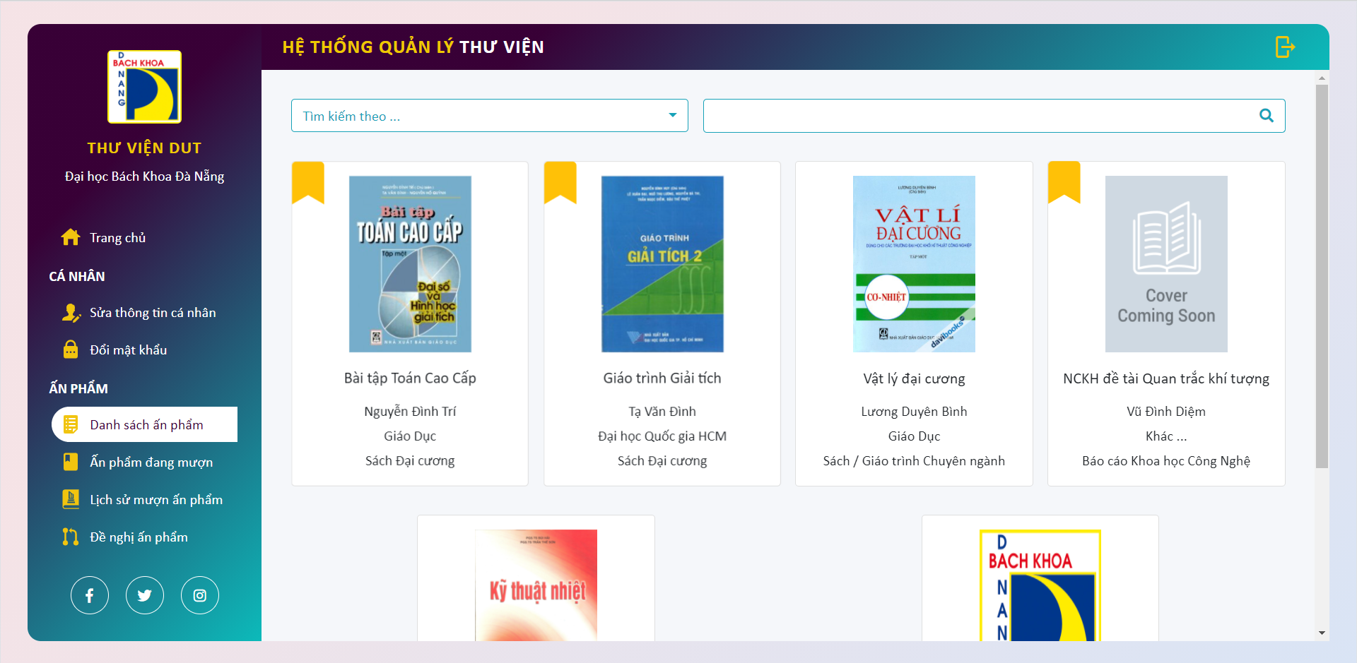 GitHub - ttmhue/Library-Management-System