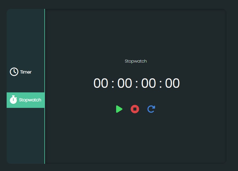 GitHub - DaitoDev/Timer-Stopwatch: A timer/Stop watch mini project