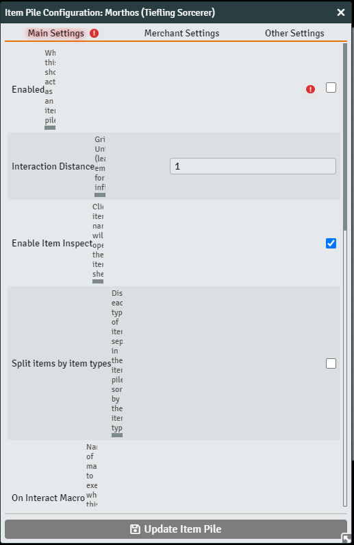[Module Support Request] - Item Piles · Issue #197 · ernieayala/ernies-modern-layout · GitHub