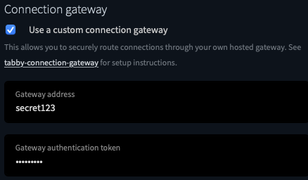 Incorrect custom gateway address displayed when dialog reopened · Issue #6573 · Eugeny/tabby ...