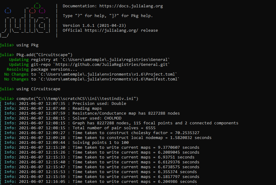 CHOLMOD solver error · Issue #300 · Circuitscape/Circuitscape.jl · GitHub