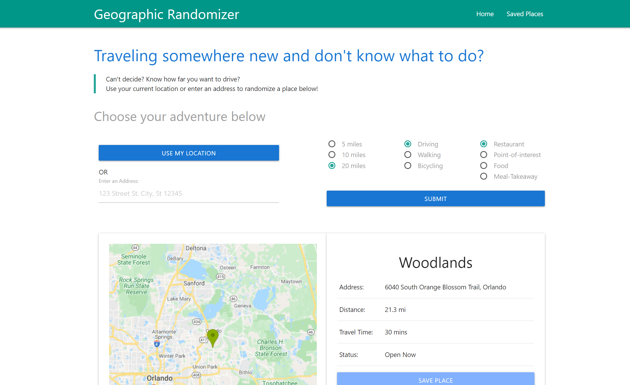 GitHub - carlinjshaw/google_maps_api_app: find random restaurants from any location within a ...