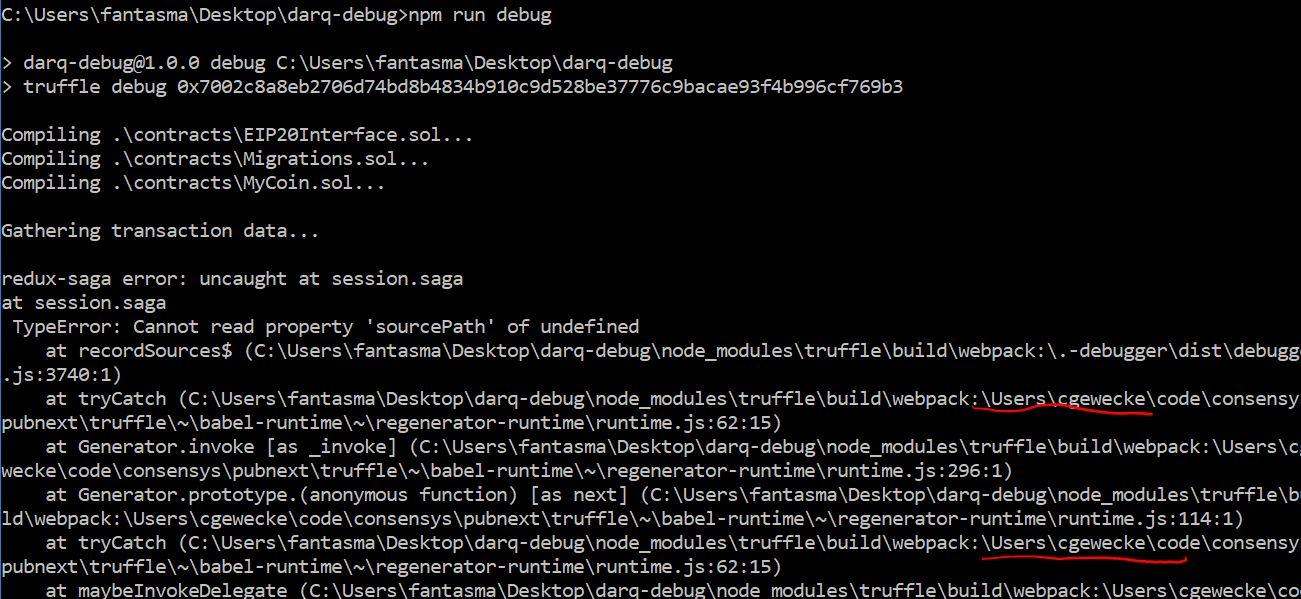 darq-truffle@next debugger not working · Issue #998 · trufflesuite/truffle · GitHub