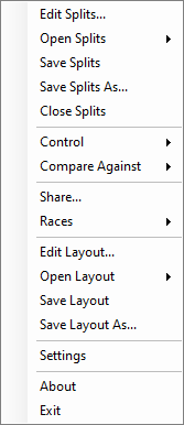 Submenus in Sidebar · Issue #77 · LiveSplit/LiveSplitOne · GitHub
