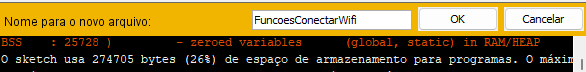 Incluir outros arquivos ao seu código no ArduinoIDE - samur2d2/ESP GitHub Wiki