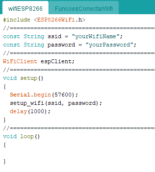 Incluir outros arquivos ao seu código no ArduinoIDE - samur2d2/ESP GitHub Wiki