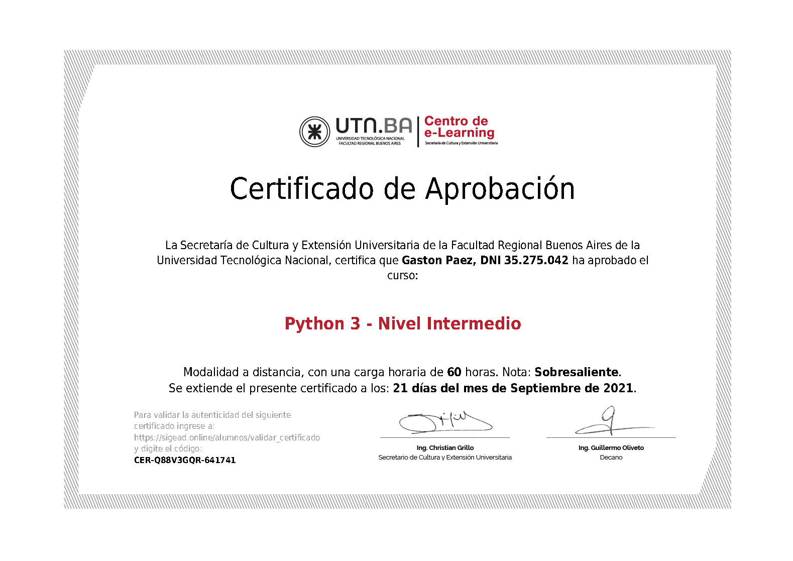 GitHub - GastonPaez/Certificaciones: Certificados y Diplomas de ...