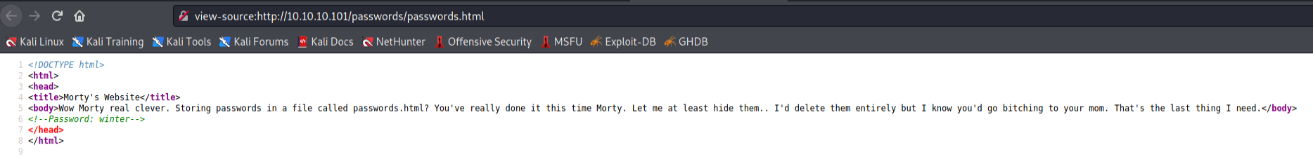 GitHub - booty2rooty/Learning-1-Vulnhub-CTF-RickdiculouslyEasy1: My first CTF boot2root ...