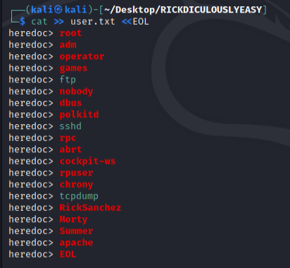 GitHub - booty2rooty/Learning-1-Vulnhub-CTF-RickdiculouslyEasy1: My first CTF boot2root ...