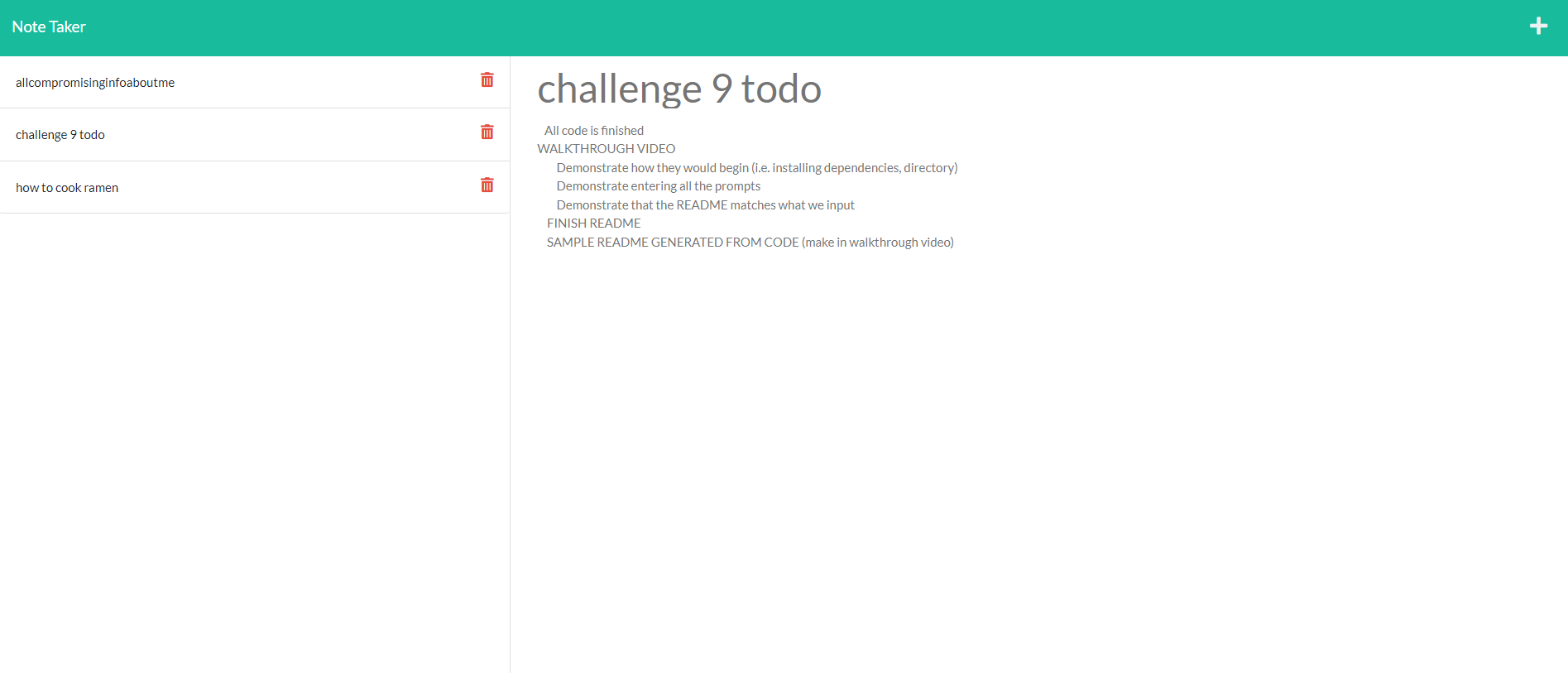 GitHub - peterjinchristiansen/11-Note-Taker