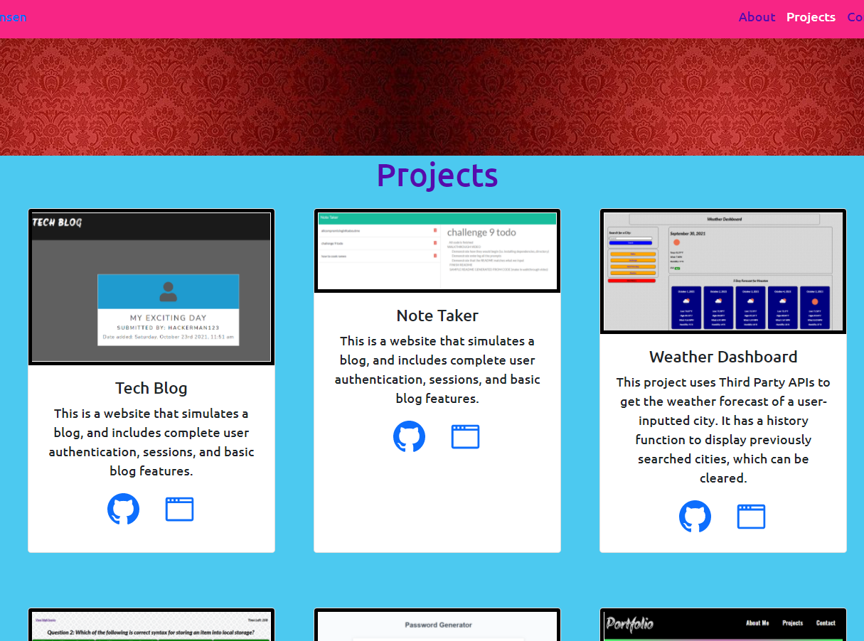 GitHub - peterjinchristiansen/20-React-Portfolio