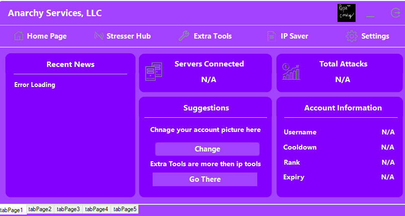 GitHub - Rxpz/AnarchyPanel: ddos panel free