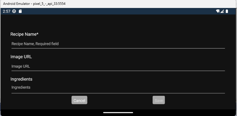 [MAUI] New recipe page is missing "New recipe" title after rotating emulator/device. · Issue ...