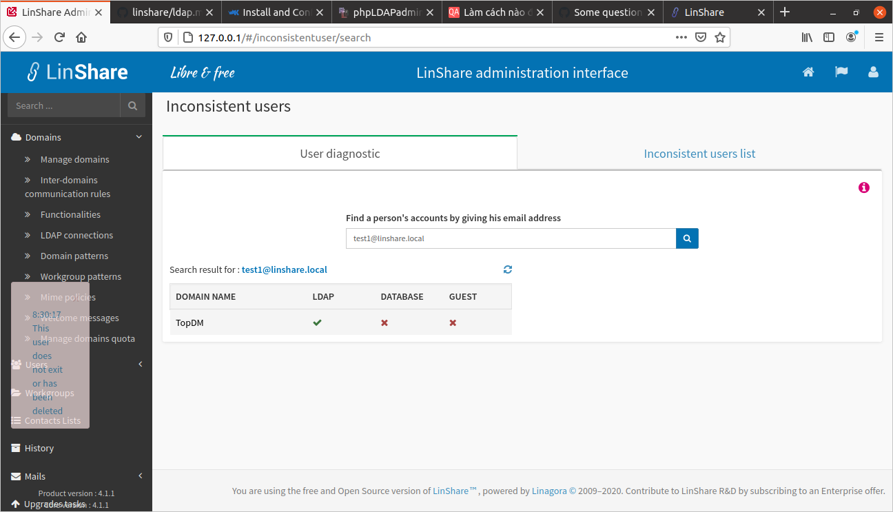 Some question about create user local and LDAP · Issue #168 · linagora/linshare · GitHub