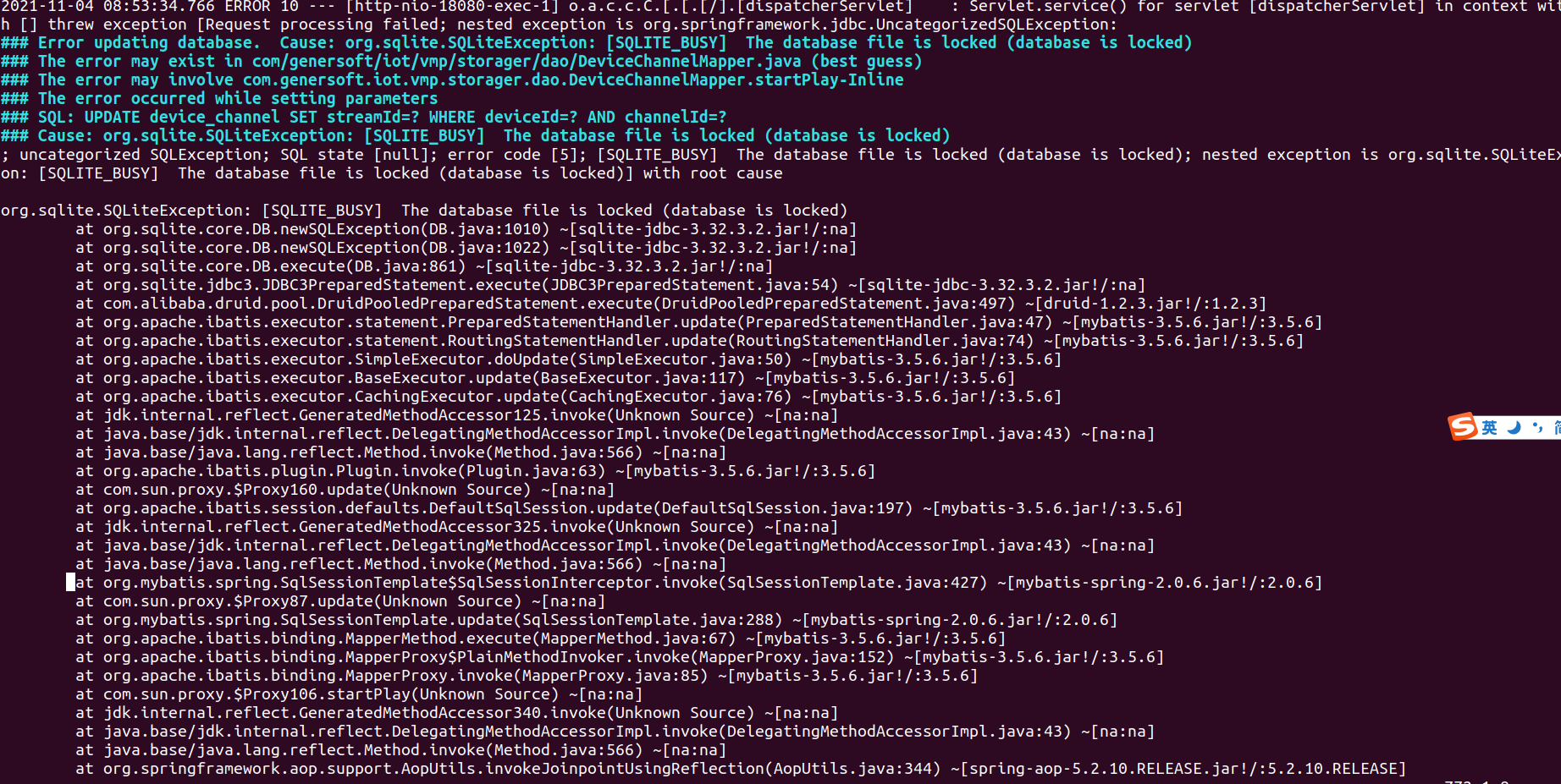 高并发持续调直播流wvp崩溃报错 · Issue #207 · 648540858/wvp-GB28181-pro · GitHub