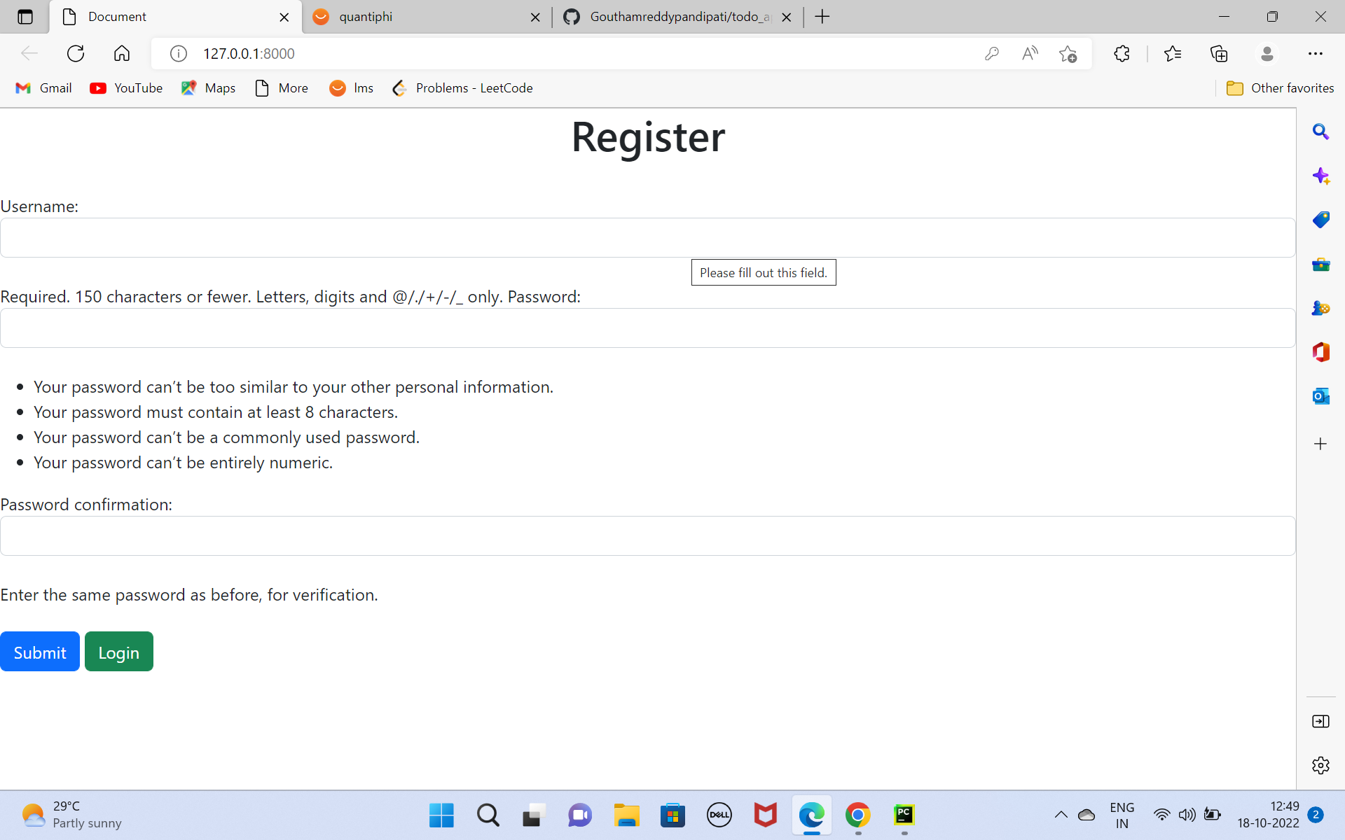 GitHub - Gouthamreddypandipati/todo_application