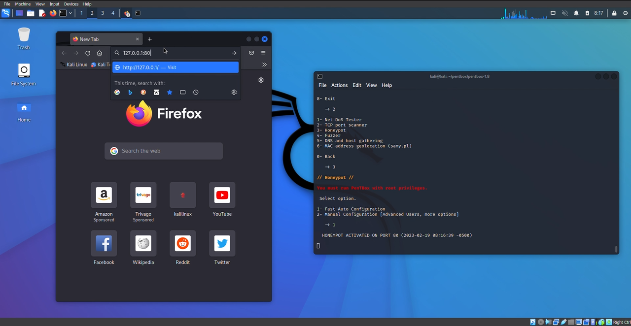 GitHub - sidharthvnair02/Implementation-of-Honeypot-using-PenTbox-in-Kali-Linux