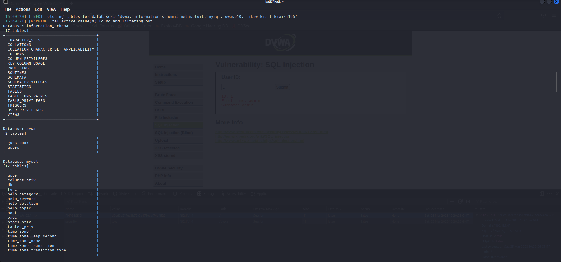 GitHub - sidharthvnair02/Implementation-of-SQLmap-using-DVWA-through-Metasploitable-2