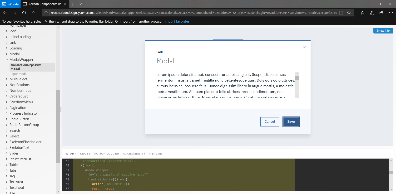 Ie11 Any Modal Component Content Overflows · Issue 2532 · Carbon Design Systemcarbon 7716