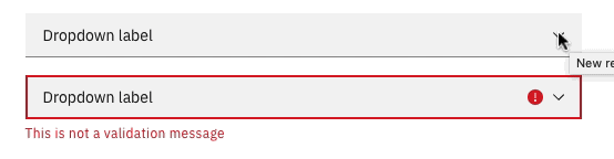 Dropdown chevron disappearing on option select · Issue #1895 · carbon ...