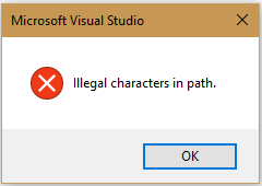 Preview Transform displays message "Illegal characters in path" · Issue ...