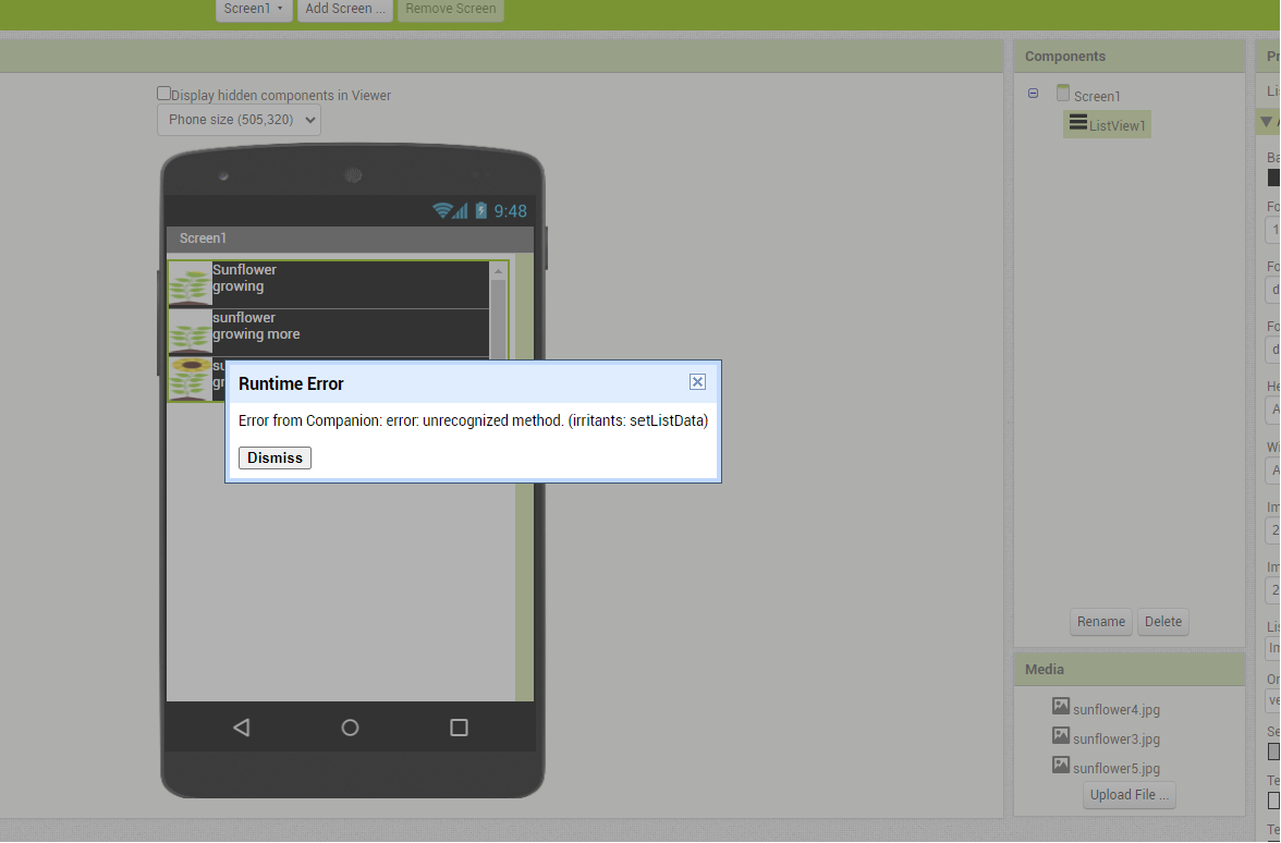 Cannot display listview data with picture · Issue #3002 · mit-cml/appinventor-sources · GitHub