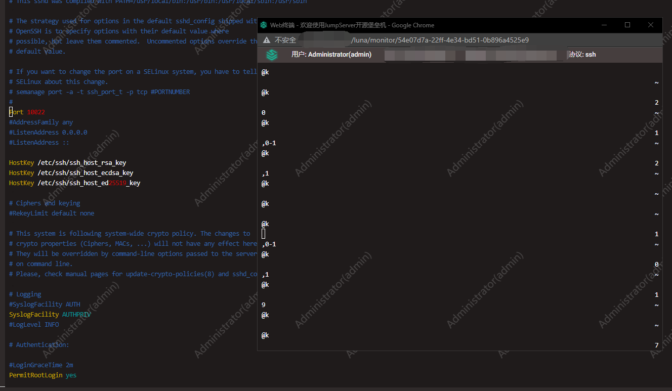[Bug] 监控模式下，VIM乱码 · Issue #7054 · jumpserver/jumpserver · GitHub