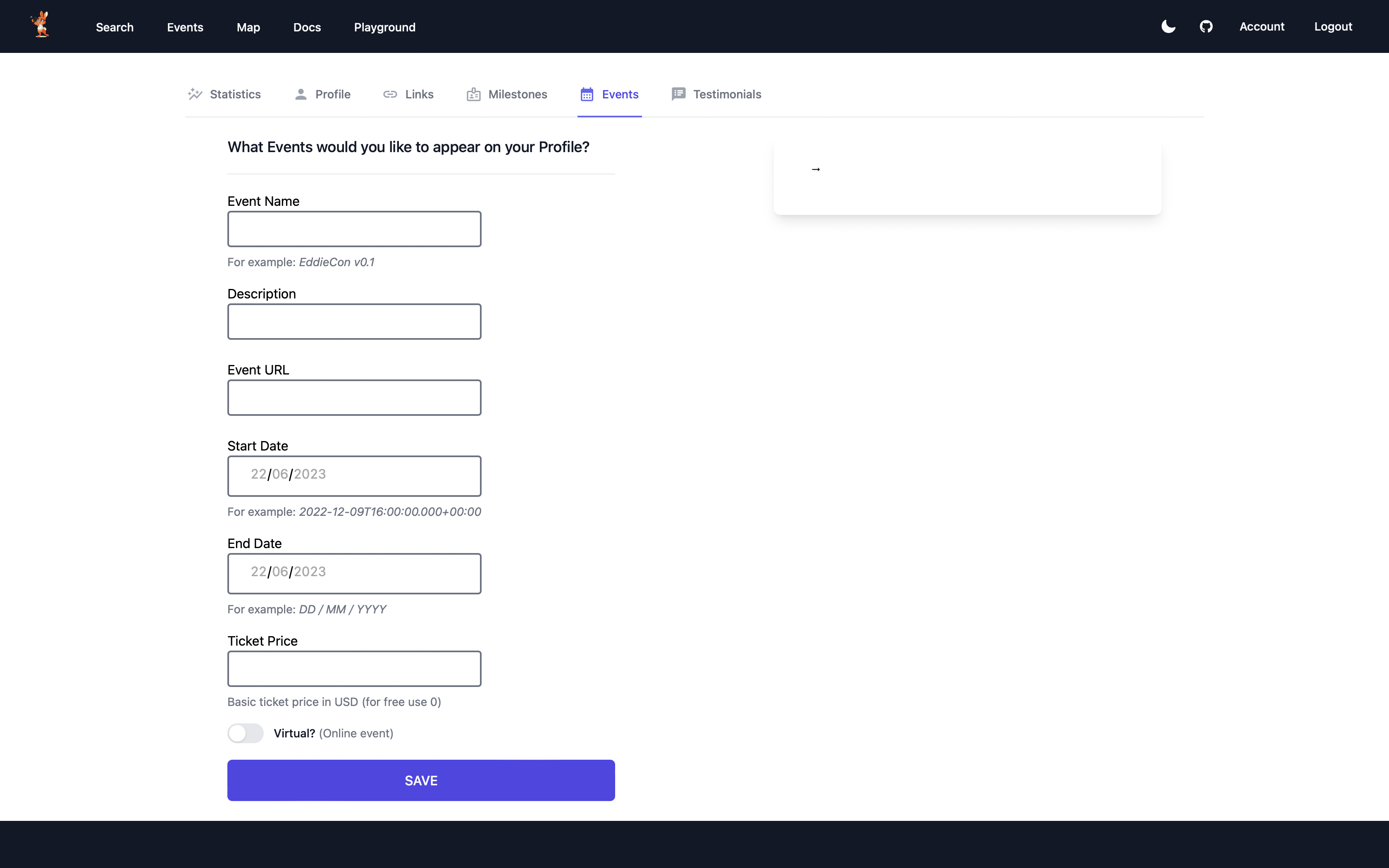 [FEATURE] Manage profile with a form · Issue #5575 · EddieHubCommunity/BioDrop · GitHub
