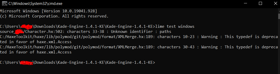 Bug Report: Compiling Issue · Issue #228 · KadeArchive/Kade-Engine · GitHub