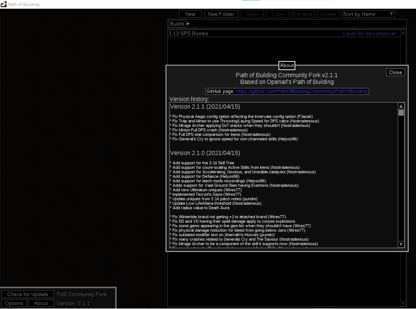 Missing Builds and Regular Error · Issue #2568 · PathOfBuildingCommunity/PathOfBuilding · GitHub