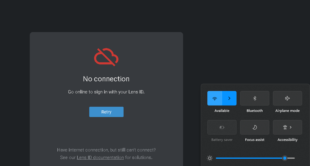 Unable to start lens when no internet connection is present · Issue ...