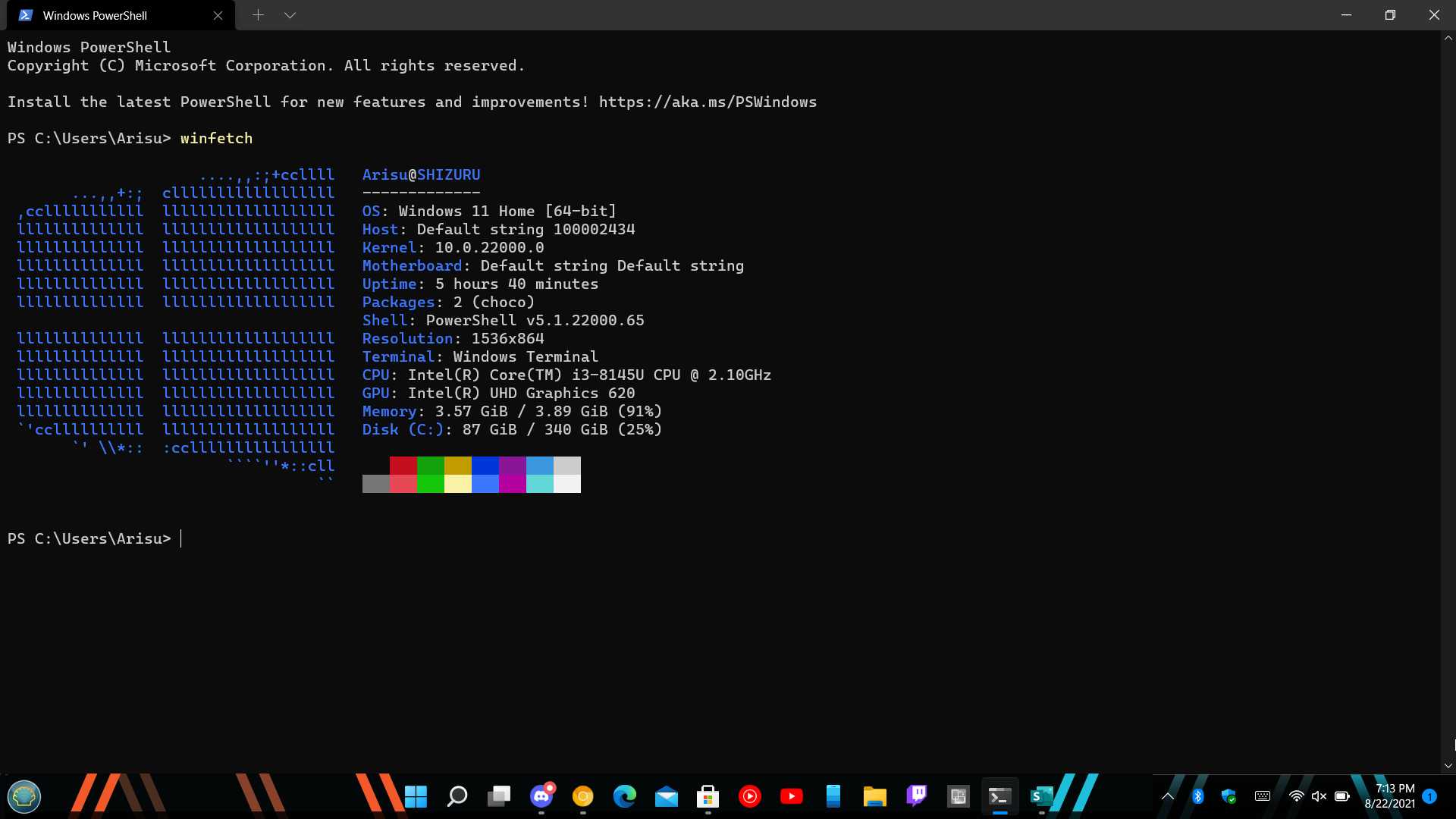 Windows 11 needs a new logo · Issue #103 · lptstr/winfetch · GitHub