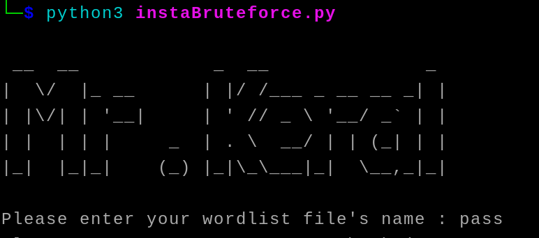 GitHub - MrKeral/Instagram-BruteForce: Automate Bruteforce attack on ...