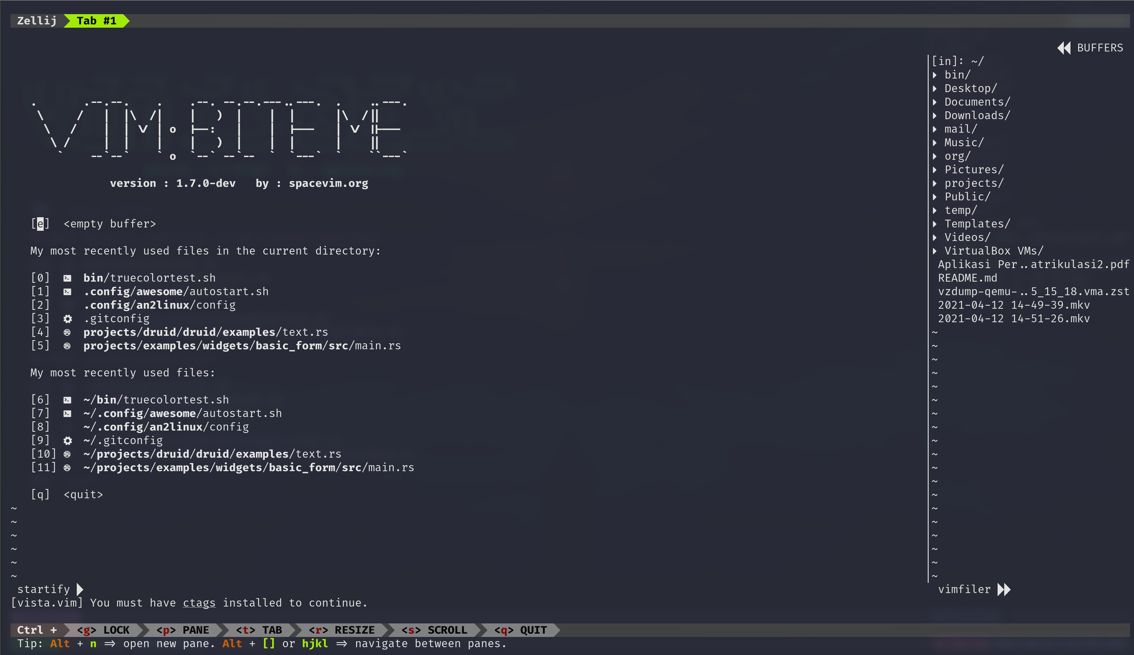 Compatibility: Neovim · Issue #299 · zellij-org/zellij · GitHub