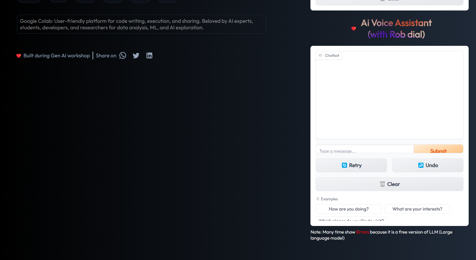 GitHub - lalithpraveen/GenerativeAIchatbot