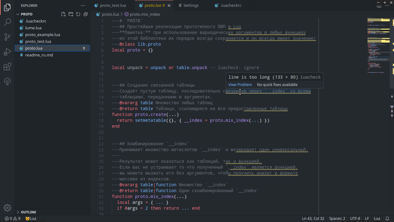 Incorrect string length detection · Issue #4 · kingsoftgames/vscode-luacheck · GitHub