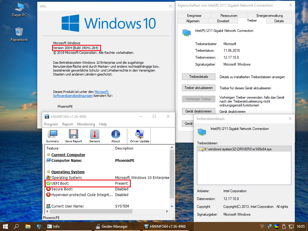 No network connection WIN11 22621.382/525 UEFI · Issue #23 · PhoenixPE ...