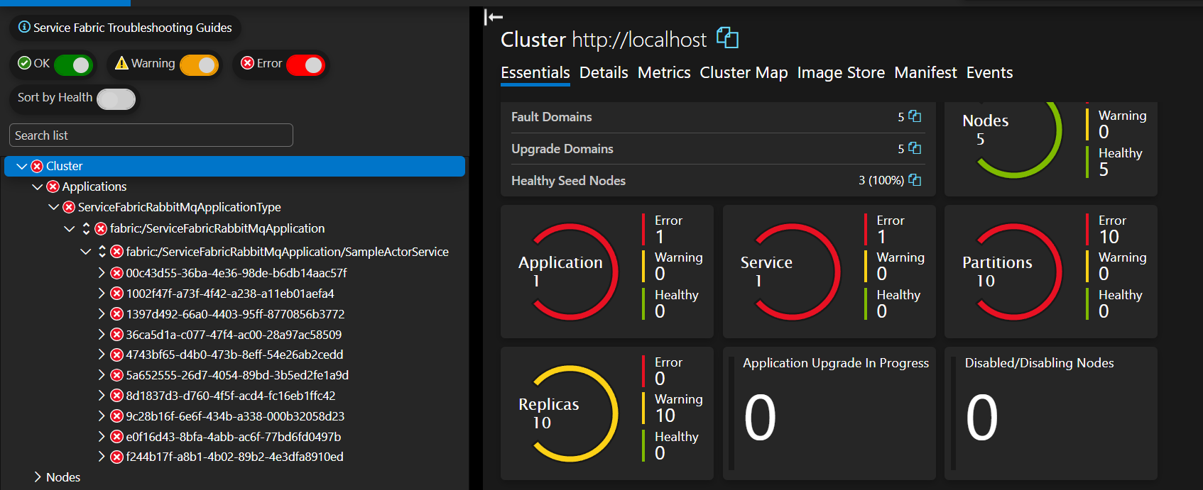 [BUG] -Reliable Actor in error mode when deployed to 5 node local cluster · Issue #1474 ...