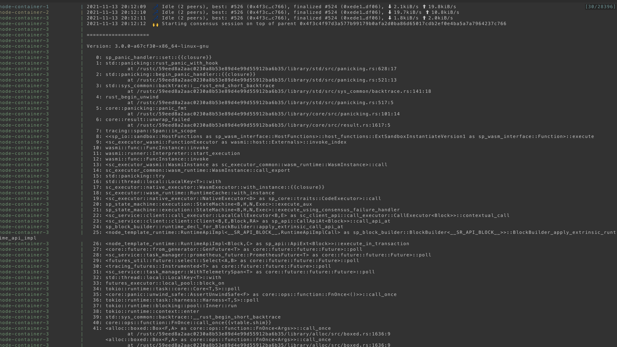 nodes 'tokio-runtime-worker' panicked when uploaded a contract bundle · Issue #10260 ...