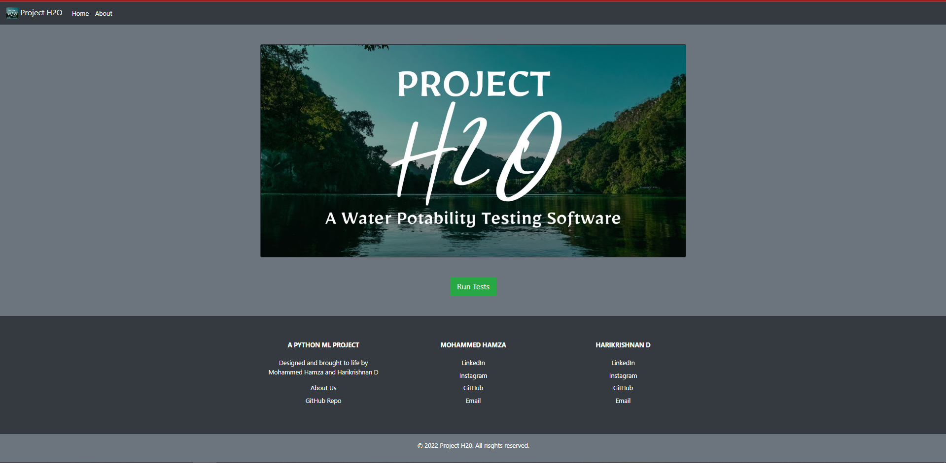GitHub - harideegee/project-h2o: An ML model that predicts whether a sample of water is ...