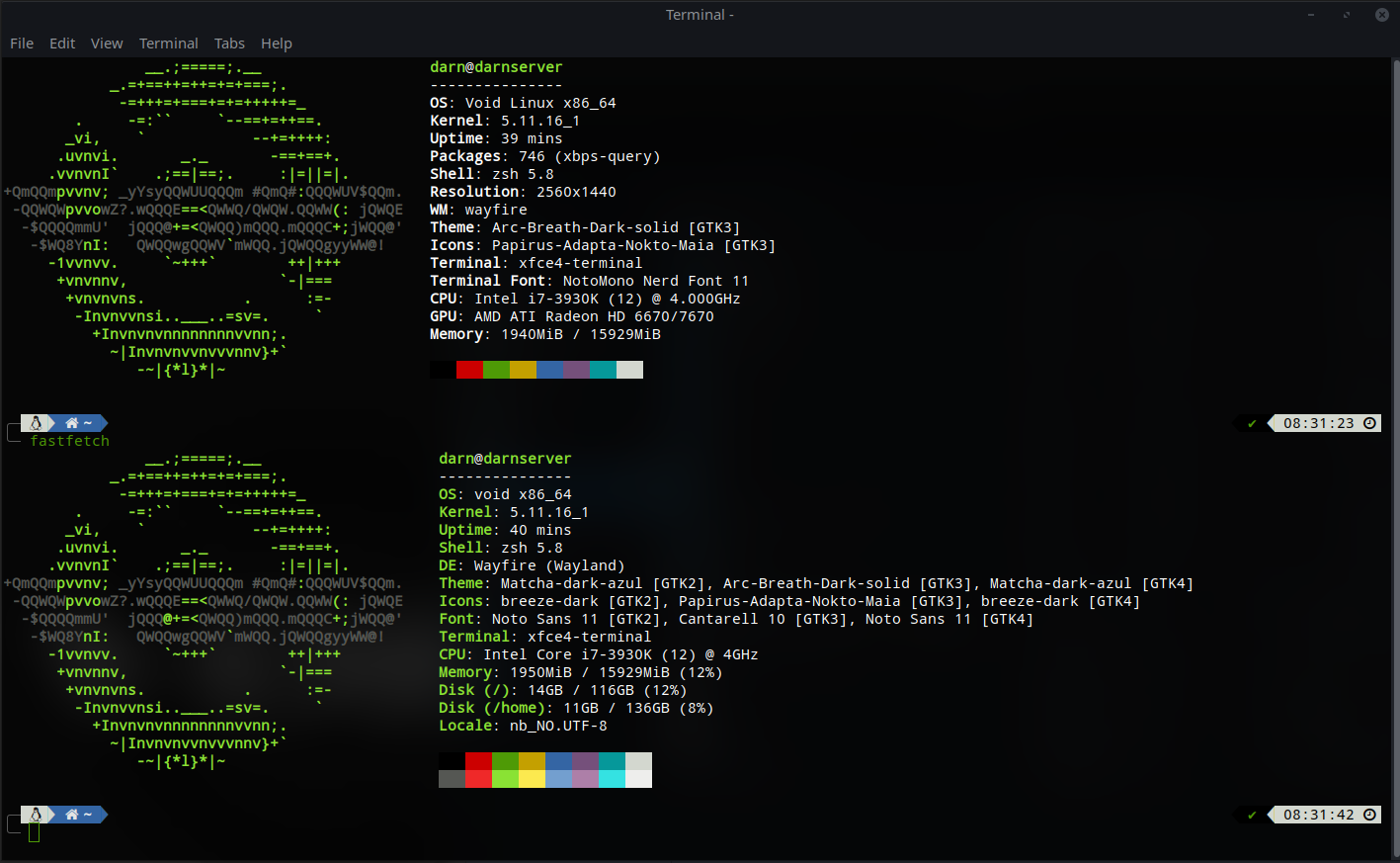 Fastfetch Freeze On Void Linux · Issue 16 · Fastfetch Clifastfetch · Github