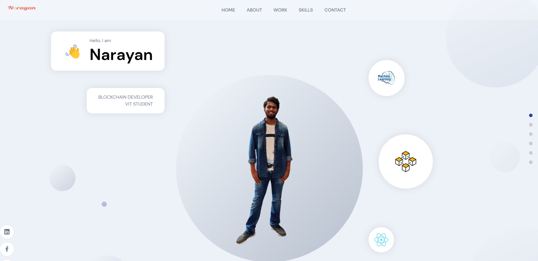 GitHub - narayan-subramanian/Portfolio: Portfolio to showcase the skills and experiences. It ...