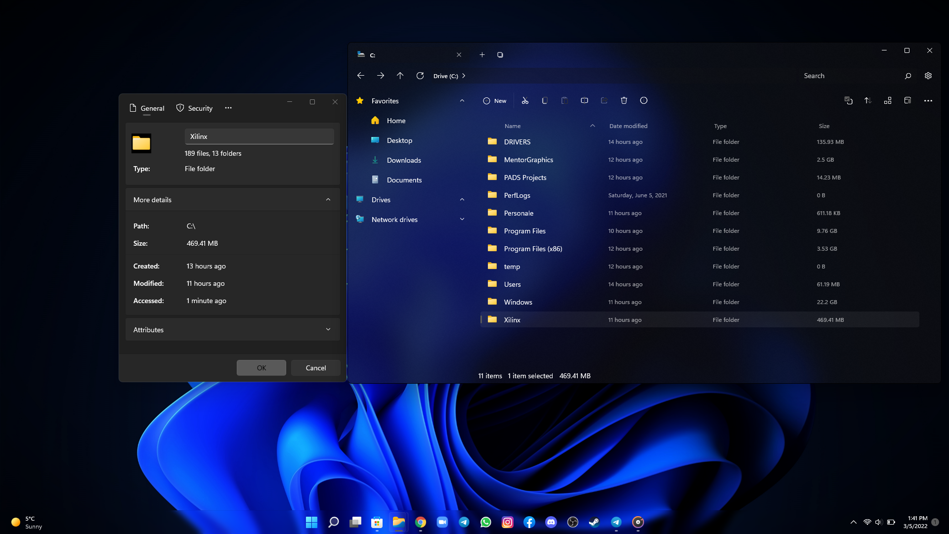 Modern File Manager Not Showing Correct Folder Size Issue 8585