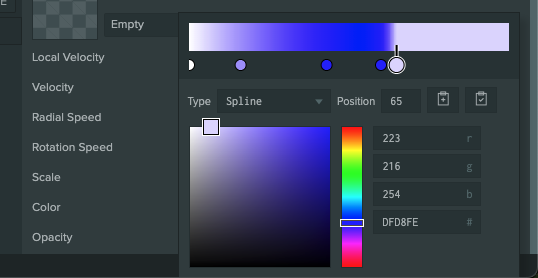 Add Reset Button For Color In Particle System · Issue 947 · Playcanvas Editor · Github