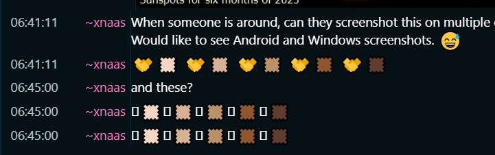 Emoji Rendering Issues · Issue #4761 · thelounge/thelounge · GitHub